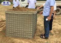 China Galfan Welded Defensive HESCO Barriers SX 5 With Heavy Duty Geotextile Cloth for sale