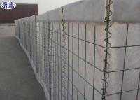 China Beige Color  Military Sand Filled Barriers Easy Installation Simple Disassembly for sale