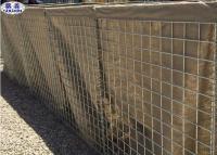 China Welded Gabion Box Sand Filled Barriers High Tensile Anti - Impact Capability for sale