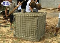 China SX9 Sand Fileld HESCO Defensive Barriers / Geotextile Lined Military Gabion Barriers for sale