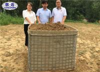 China SX9 Sand Fileld HESCO Defensive Barriers / Geotextile Lined Military Gabion Barriers for sale