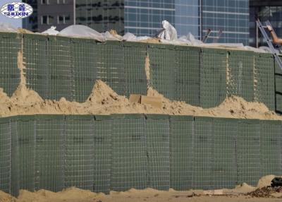China Earth Sand Filled Sand Filled Barriers Gabion Box For Flood Barrier for sale