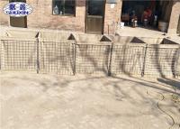 China Galvanized Welded Gabion Bastion Wall , Protection Army Defensive Gabion Barrier for sale