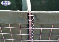 China 3 Mesh Welded Sand Filled Barriers / Stackable Army Defensive Gabion Barrier for sale