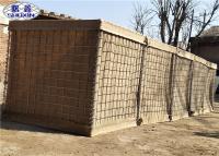 China Sand Filled Gabion Flood Barriers With Geotextile Galvanized Steel Wire for sale