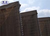 China Galvanized Steel Welded Sand Barrier Hot Dipped Feature SASO Certification for sale