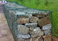 China Custom Hexagonal Gabion Wall Cages / Wire Mesh Rock Retaining Wall for sale