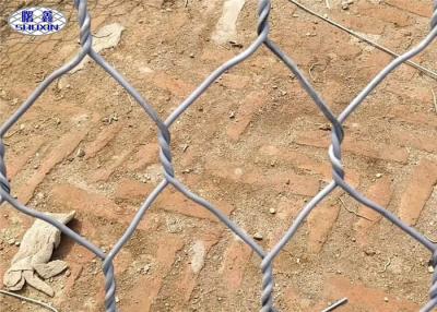 China Galvanized Strong Gabion Wall Cages / Gabion Baskets Retaining Wall for sale