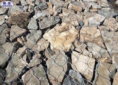 China Hot Dipped Galvanised Gabion Wall Cages , Welded Wire Gabion Baskets for sale