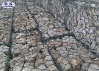 China 8X10 Galvanized Rock Cage Wall Hexagonal Shape For Embankment Prevention for sale