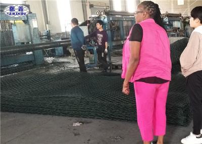 China 2 × 2 × 0.3 Pvc Coated Gabion Box Weather Proof Easy Installation for sale