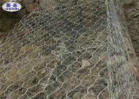 China Woven Wire Mesh Stone Retaining Wall For Bridge Protection Weather Proof for sale