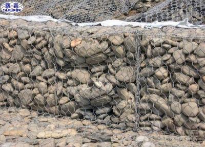 China 2 X 1 X 1 Rock Stone Filled Wire Mesh Wall Strong Anti - Scour Ability for sale