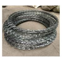 China Razor Wire Razor Barbed Wire Galvanized Steel 18