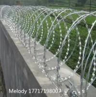 China High Visibility Blade Razor Barbed Wire for Highway  Roadside Security Barriers for sale