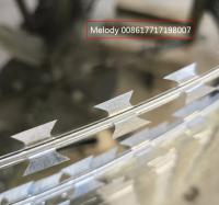 China Galvanized Customizable Blade Razor Barbed Wire for Harsh Environment Security Solutions for sale