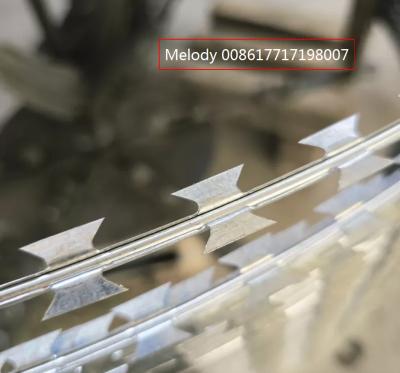 China Galvanized Customizable Blade Razor Barbed Wire for Harsh Environment Security Solutions for sale