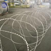 China Country Border Protection Fence Galvanized BTO 22 Razor Barbed Wire for sale