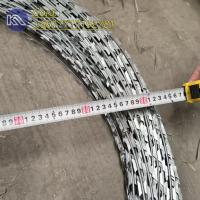 China Cross Type Stainless Steel BTO 22 Razor Barbed Wire for Military Anti-Climb Fence for sale