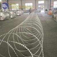 China China Factory Concertina Razor Barbed Wire used for Country Border Protection Fence for sale