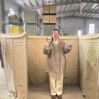 China Mil 1 Defensive Barrier Hesco Barrier Galvanized Welded Mesh Prefabricated Flood Control Military Fortifications Easy Assembly for sale