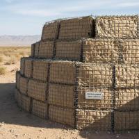 China Galvanized Sand Wall Welded Defensive Barrier Explosion Proof Cage Flood Defense Gabion Blast Wall Geotextile Bastion Barriers for sale