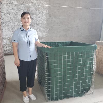 China Low Price Anti-Corrosive Welded Gabion Defensive bastion Barrier Blast Wall Hesco Bastion Easy Install Explosion-Proof Sand Wall for sale