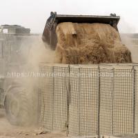 China High Safety Galvanized Barrier Sand Bag Gabion Wall Defensive Military Barrier For Sale for sale