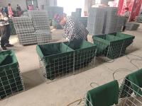 China Mil 1 Folding Military Barrier  Galvanized Security Wall Flood Tactical Sand-Filled Barrier for sale