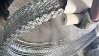 China KN Highly Ductile Anti-Climbing Cross Razor Barbed Wire Coil Construction Industry Corrosion-Resistant Factory-Customized Fence for sale
