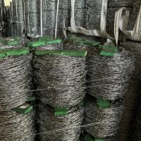 China Stainless Steel Barbed Galvanized Good Price  Razor Barbed Wire 500 Meter Length Barbed Wire Fence for sale