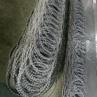 China High Security Fence Hot Dipped Galvanized BTO-22 Concertina Razor Barbed Wire Wall for sale