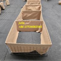 China Beige Or Military Green Sand Filled Barriers Mil 7 Durable Sand Barriers For Road Safety And Military Security Purposes for sale