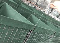 China 50mmx50mm Steel Wire Mesh Defensive Barrier Safety Barrier Sand  Wall for sale