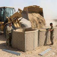 China Hot Dipped MIL-10 Secure Perimeter Sand Filled Barriers Defense Bastion for sale
