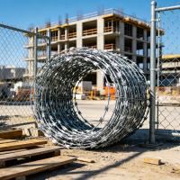 China Stainless Steel Razor Barbed Wire CBT-65 Concertina Wire for Residential Farm Safety for sale