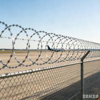 China Weatherproof Double Strand Razor Barbed Wire Outdoor Boundary Defense Mesh Roll for sale