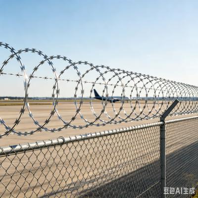 China Weatherproof Double Strand Razor Barbed Wire Outdoor Boundary Defense Mesh Roll for sale