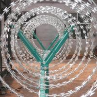 China Factory Supply Razor Barbed Wire Roll Sharp Concertina Blade Wire Anti Theft Security Fencing Wire Mesh for sale