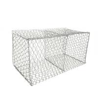 China Wholesale PVC Crimped Woven Gabion Box 80x100mm Hexagonal Galfan Galvanized Gabion Basket for sale
