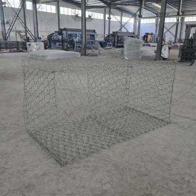 China Woven Gabion Basket – Hexagonal Twisted Wire Mesh For Erosion Control, Flood Defence & Landscape Retaining Walls for sale