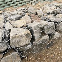 China Stone Filled Flood Gabion Box Barrier Anti Rust with 2*1*1m for sale