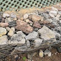 China Galfan + PVC Coated Gabion Box for River Bank Retaining Wall Protection Fence for sale