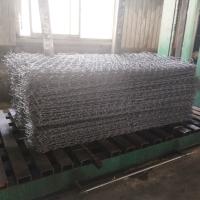 China 8*10cm Galvanized Pvc Coated Gabion Box Hexagonal Woven Stone Filled Gabion Basket for sale