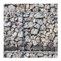 China Galvanized Gabion Stone Cage Woven Gabion Box Retaining Wall for Slope Protection for sale