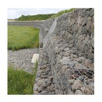 China Galvanized Gabion Stone Cage Woven Gabion Box Retaining Wall for Slope Protection for sale