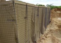 China Hot Dipped Galvanized Military HESCO defensiver barrier Wall 5.0 Mm Mesh Wire for sale