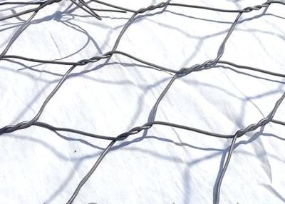 China Hexagonal Gabion Stone Cages , Rock Mesh Retaining Wall 2.7-4.0mm Wire Gauge for sale