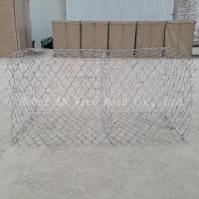 China 2*1*1 m Heavy Duty Hexagonal Wire Mesh Gabion Baskets For Sale for sale