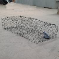 China 8*10cm Mesh Hole 2.7mm Wire Diameter Galvanized  Steel Wire Gabion Basket Gabion Box for River Bank Protection for sale